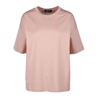 Fabiana Filippi Baumwoll-T-Shirt mit einzigartigem Stil - - Tops - Damen - Rosa - M