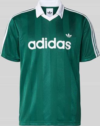 adidas Originals Trikot mit Umlegekragen und Label-Print