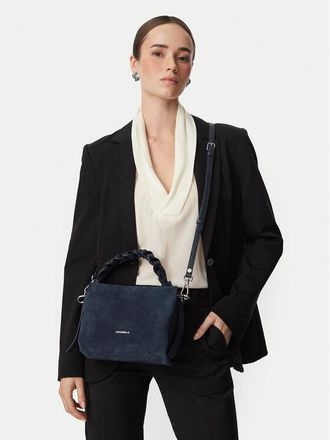 Coccinelle Handtasche P6P Boheme Suede Bimaterial E1 P6P 58 01 01 Dunkelblau