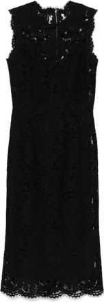 Dolce & Gabbana Femme, Robes, Noir, Taille: 42 FR Abito