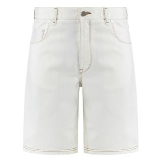 Fendi Baumwoll-Bermuda-Shorts - - Shorts - Herren - Wei&szlig; - W34