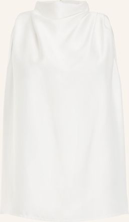Swing Swing Blusentop Aus Satin weiss