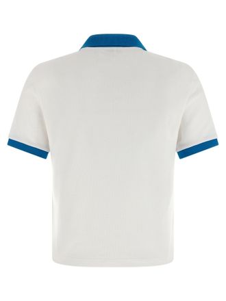 Versace Womens Blue Cotton Polo Shirt