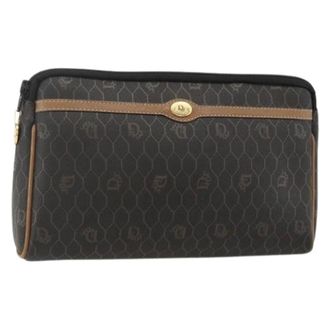 Dior Sac pochette Pre-owned en toile - Femme - Pre-owned - Noir - Taille: ONE Size