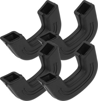 Hemobllo 4 St&uuml;ck Topfgriff Schutzh&uuml;llen aus Hitzebest&auml;ndigem Silikon rutschfeste Kleine Griffabdeckungen f&uuml;r Bratpfannen und Edelstahl Kochgeschirr Topfgriffsc