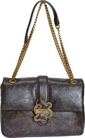 Just Cavalli Femme, Sacs, Brun, Taille: ONE Size Iconic Snakes Borsa Puffy