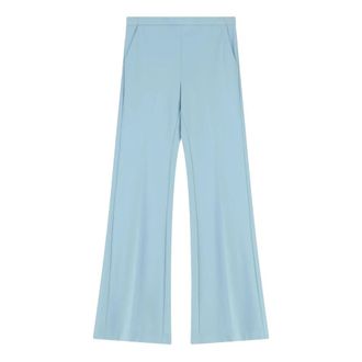 Imperial Femme, Pantalons, Bleu, Taille: 38 FR Pantalone a zampa