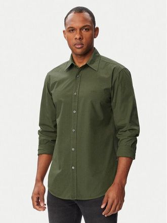 HUGO BOSS Hemd Relegant_6_M 50518304 Dunkelgr&uuml;n Regular Fit