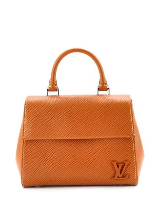 Louis Vuitton mini sac &agrave; main Cluny Epi en cuir - Marron