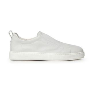 Santoni Leder-Slipper-Sneaker - - Shoes - Herren - Wei&szlig; - 41 EU