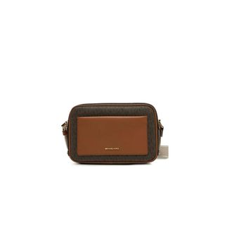 Michael Kors Femme, Sacs, Brun, Taille: ONE Size Maeve Grand Sac Bandouli&egrave;re avec Logo Signature