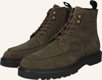 Blackstone Schn&uuml;rboots gruen
