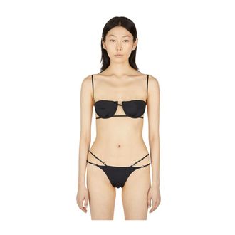 Ziah Balconette Bikini Top - - Swimwear - Damen - Schwarzk - L