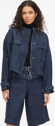 Vila Veste en jean - Bleu fonc&eacute;