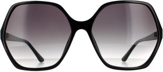 Guess Devinez les lunettes de soleil GU7747 01b Gradient de fum&eacute;e noire brillante