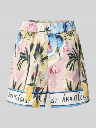 Vero Moda Relaxed Fit Shorts aus Bio-Baumwoll-Leinen-Mix Modell EDITH