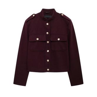 Generic Veste courte classique douce for femme, v&ecirc;tements dext&eacute;rieur l&eacute;gers et tendance, manteau polyvalent d&eacute;contract&eacute; for printemps et automne, fermeture &eacute;c