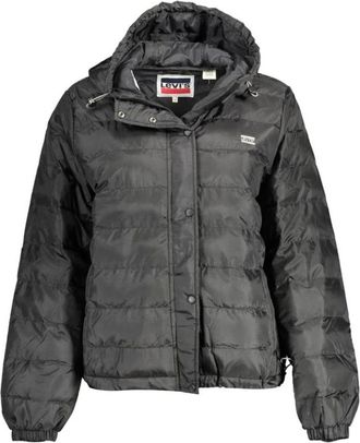 Levi's Femme, Vestes, Noir, Taille: 38 FR Veste &agrave; Capuche &agrave; Manches Longues