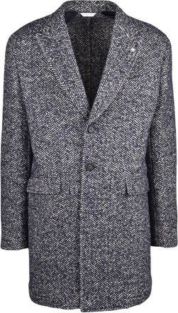 Manuel Ritz Cappotto - Homme - Manteaux - Bleu - Taille: XL