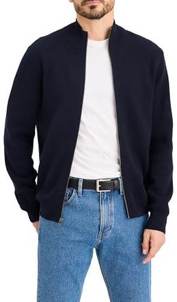 Dockers Core Full Zip Sweater Shirt, Blazer Bleu Marine, L Homme