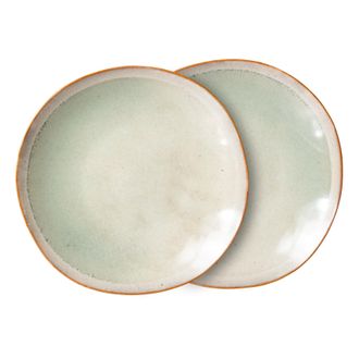 HKliving Assiette 70s Mist - Set de 2 HKliving