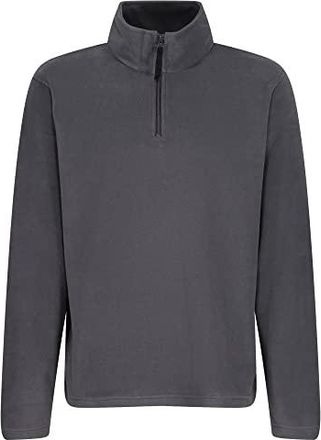 Regatta Homme Micro Zip Neck V&ecirc;tements-de-Travail Hauts-de-Travail Pulls-de-Travail, Gris, XL EU