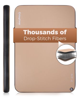 KingCamp Isomatte Camping 500KG Belastbar Aufblasbare Matratze 8cm Dicke Hohe Elastizit&auml;t Gymnastikmatte Stummschalten Bequem Luftmatratze 2 Person f&uuml;r Outdoor