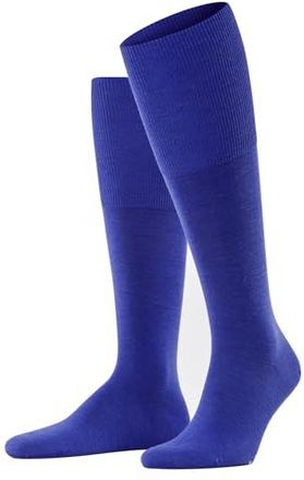 Falke Airport M Kh laine coton unies 1 paire, Chaussettes longues Homme, Bleu Sapphire 6055, 45-46