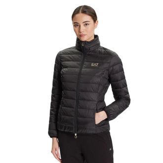 Emporio Armani Femme, Vestes, Noir, Taille: 42 FR Bomber Jacket