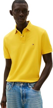 Tommy Hilfiger Herren 1985 Regular Polo Mw0Mw17770, Gelb, L