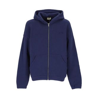 Autry SweaT-shirt z fermetureure &eacute;clair Hipx121Tluster - unisex - Sweatshirts et sweats &agrave; capuche - Bleu - Taille: XL