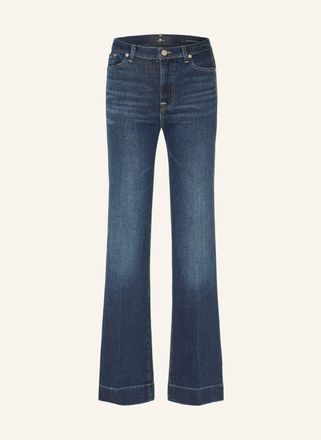 7 For All Mankind Wide Leg Jeans Modern Dojo blau
