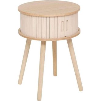 Atmosphera Atmosphera - Chevet 2 portes Nysos cr&egrave;me 54x40x40cm cr&eacute;ateur dint&eacute;rieur