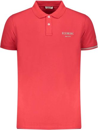 Iceberg Homme, Tops, Rouge, Taille: M Polo &agrave; manches courtes