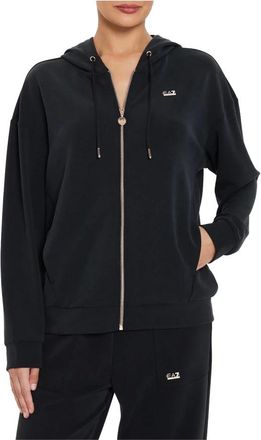 Emporio Armani Emporio Armani Ea7, Damen, Sweatshirts & Hoodies, Schwarzk, XLGröße
