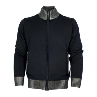 Paul & Shark High Neck Zip Sweater Schwarz - - Knitwear - Herren - Schwarzk - M