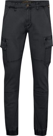 Indicode IDBromfield Herren Cargohose Lange Hose mit Cargotaschen Gesäßtaschen Baumwollmischung Regular fit, Größe:XL, Farbe:Black (999)