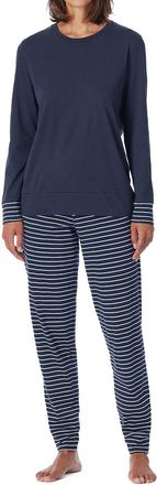 Uncover by Schiesser Schiesser Uncover by Basic - Schlafanzug (36 Dunkelblau)