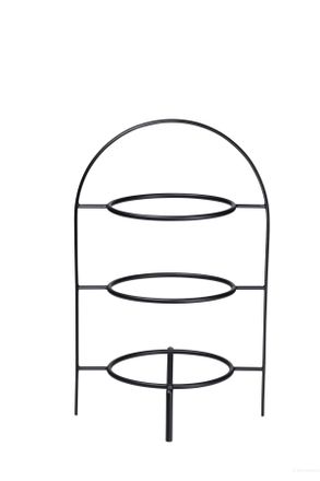 ASA Etagere &Agrave; Table Ligne Noir, Metall, 36.5 cm, Tischkultur & Servieren, Etageren