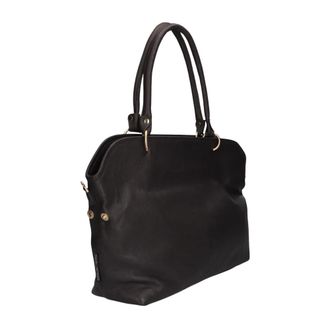 Fred De La Bretoniere Lena Plain Schultertasche - - Bags - Damen - Schwarzk - ONE SIZE