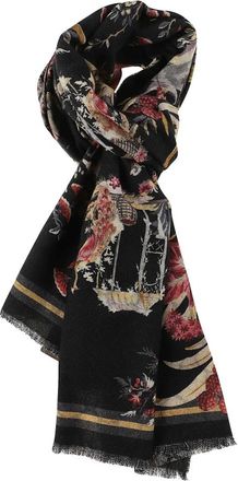 Etro Wollschal mit zwei Drucken aus geb&uuml;rsteter Wolle - - Accessories - Herren - Mehrfarbig - ONE SIZE