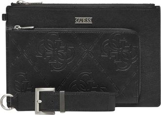 Guess Homme, Sacs, Noir, Taille: ONE Size Small Nécessaire