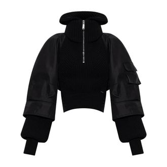 Dsquared2 Snowball Knit Kaban - - Jackets - Damen - Schwarzk - XS