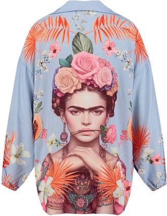 Key Largo Langarmbluse WB GALLERY v-neck (1-tlg)