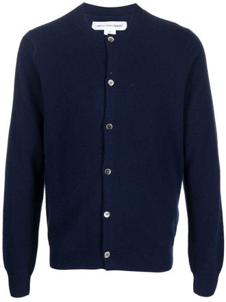 Comme Des Gar&ccedil;ons cardigan &agrave; col rond - Bleu