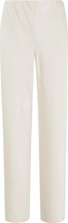 Vince Femme, Pantalons, Beige, Taille: 42 FR Colette Pantalon Fluide en Satin Coupe Biais Taille Haute