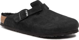 Birkenstock Pantoletten Birkenstock Boston Vl/Sheraling 0259881 Schwarz