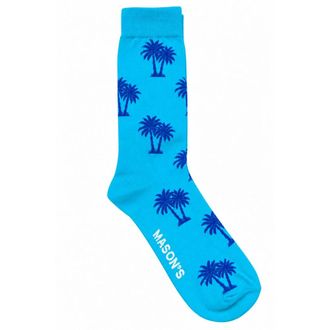 Mason's Chaussettes en coton stretch - Homme - Sous-v&ecirc;tements - Bleu - Taille: ONE Size