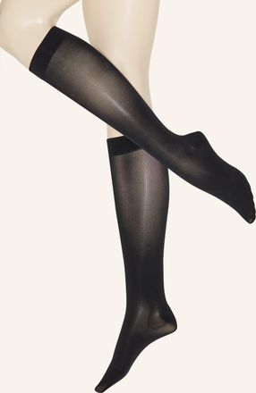 Item m6 Item m6 Fein-Kniestr&uuml;mpfe Knee-High Translucent 30 Conscious schwarz