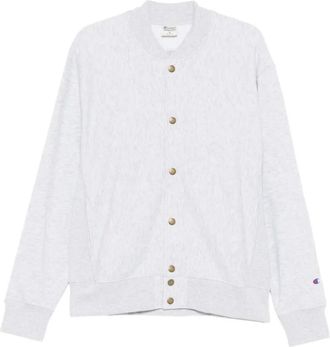 Champion Homme, Sweatshirts et sweats &agrave; capuche, Gris, Taille: S SweaT-shirt Bomber L&eacute;ger Reverse Weave